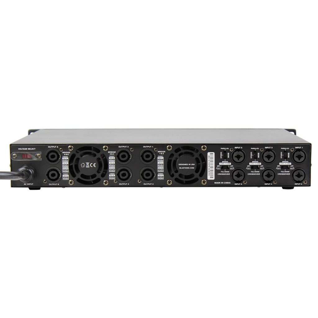 Blastking D600.6 3600 Watt 6 Channel Class D Amplifier – Maya's Electronics